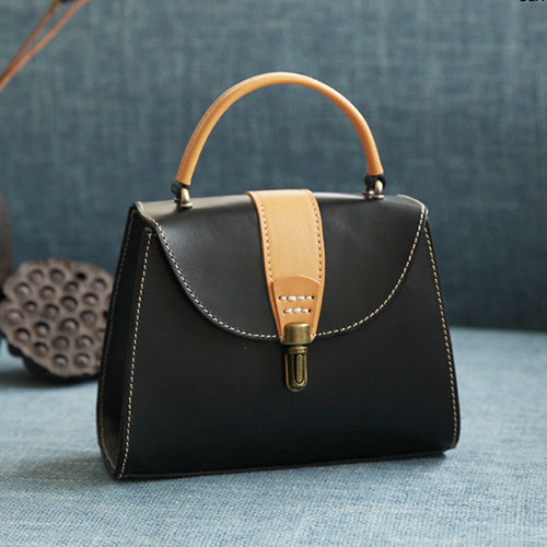 Womens Tan Satchel Handbag Flap Over Crossbody Bag Purse | Annie Jewel